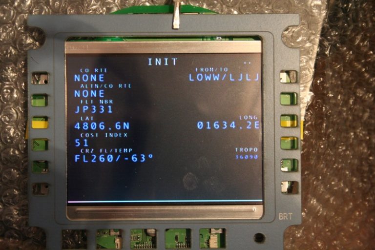 PS1 screen for MCDU. – SIMon A320